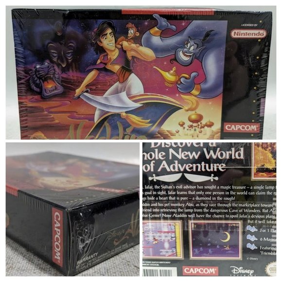 Nintendo | Accessories | Rare Find Aladdin Super Nintendo Snes Factory ...